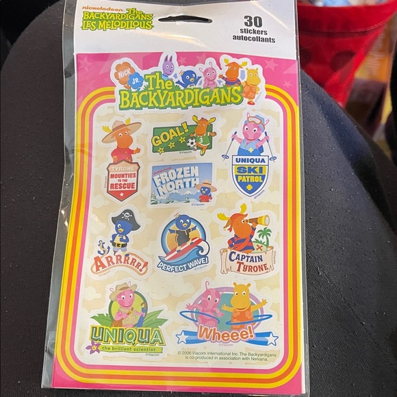 Nickelodeon | Toys | Nickelodeon The Backyardigans 3 Sticker Pack New ...